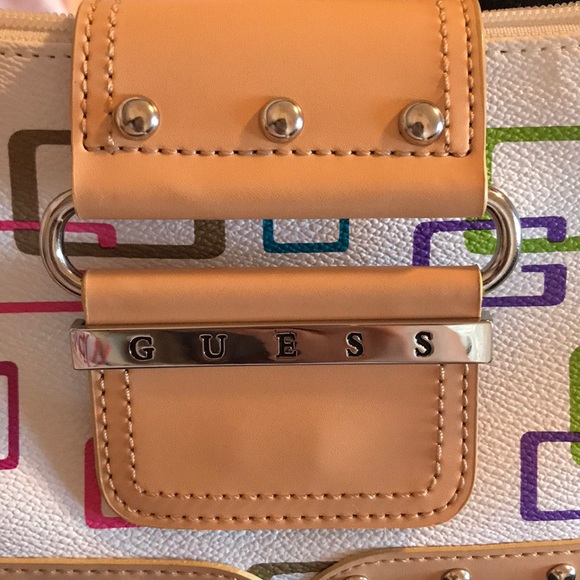 Guess | Bags | Guess Purse Neon Logo | Poshmark